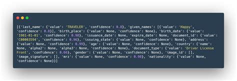How To Extract Information In Passport Id Documents With Python