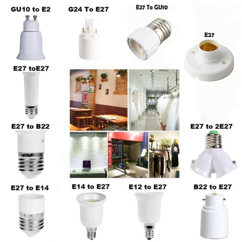 Lamp Holder Converter Durable Home Socket Conversion Portable Light Bulb Base Wish