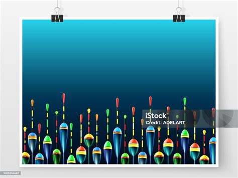 낚시 밥버 배경 연어 참치 파이크 농어 말린 베이스 송어 또는 타폰을 잡기위한 수레 웹 또는 인쇄 된 제품을위한 바다 및 바다