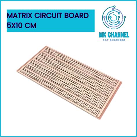 Diy Multi Hole Prototype Pcb Universal Matrix Circuit Board 5x10cm Shopee Malaysia