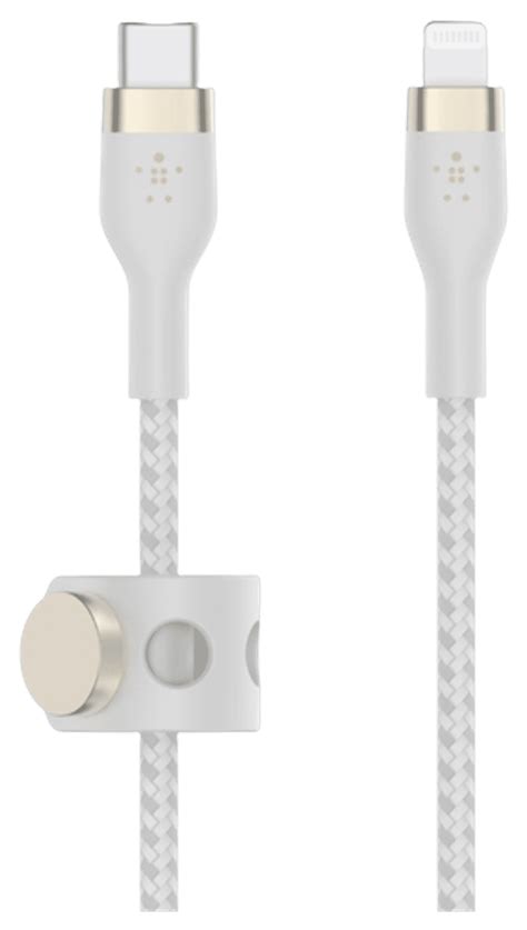 Belkin Kaapeli Pro Flex Usb C To Lightning Punottu Silikoni 1m Valkoinen Prismafi Verkkokauppa