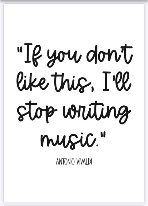 Baroque Classical And Modern Composers Quotes Poster A4 Script Fontr — Dolce Strings