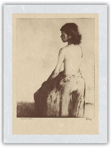 Grass Skirt Hawaii Topless Native Girl From Etchings And Drawings