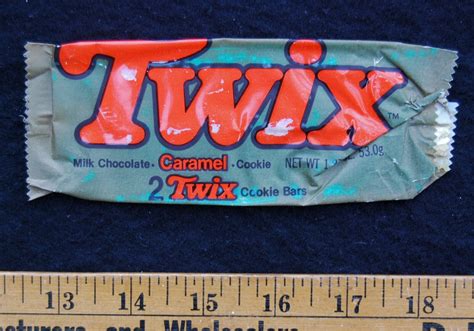[ 1980s Twix Candy Bar Wrapper Vintage 1980s Mandm Mars ] 4617271696