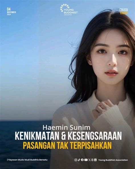 Haemin Sunim Kenikmatan And Kesengsaraan Pasangan Tak Terpisahkan Young Buddhist Association