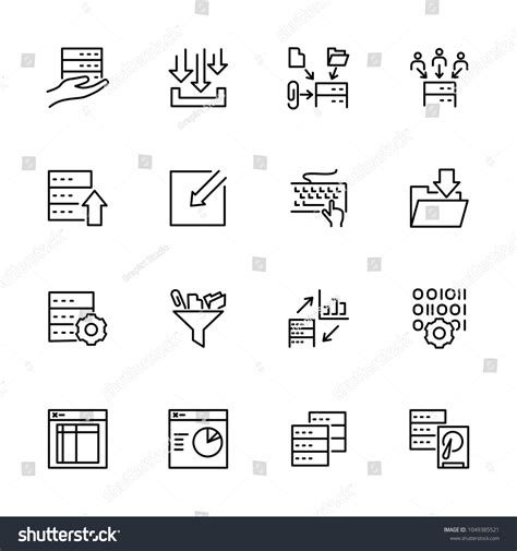 11947 Data Input Icon Stock Vectors Images And Vector Art Shutterstock