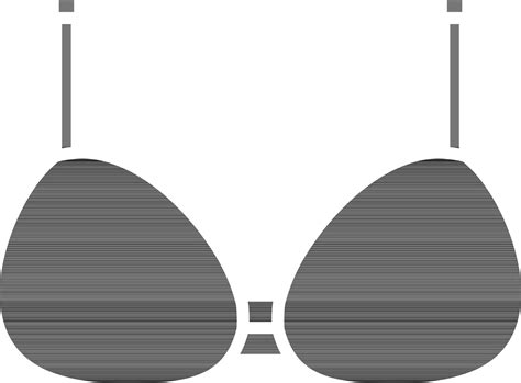 Flat Style Bra Icon In Black Color Vector Art At Vecteezy