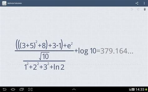 The Amazing Myscript Handwriting Calculator Gets A Major Update Does More Maths And Portrait Mode