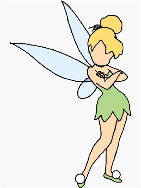 Tinker Fairy Sticker For Sale By Angelraybymadi Redbubble