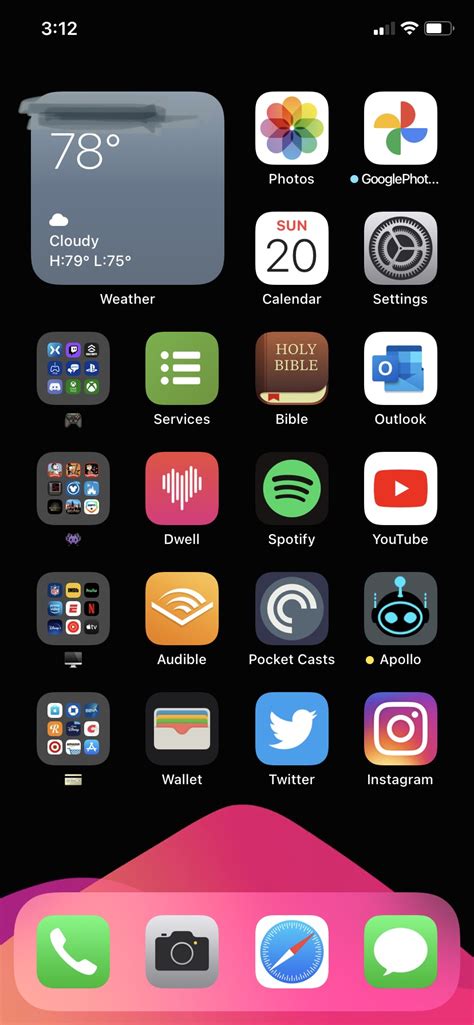 Post Your Ios 14 Home Screen Layout Macrumors Forums