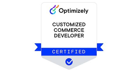 Optimizely Customized Commerce Certified Developer 2025 Was Issued By