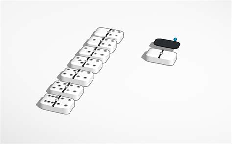 3d Design Domino Tinkercad