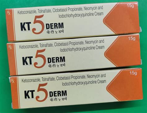 Kt 5 Derm Skin Treatment Cream Pack Of 5 43 Off