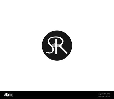 Creative Letter Sr Logo Design Vector Template Stock Vector Image And Art Alamy