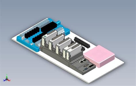 Plc集成处理模块设计parasolid模型图纸下载 懒石网 Plc集成处理模块设计parasolid模型图纸下载 懒石网