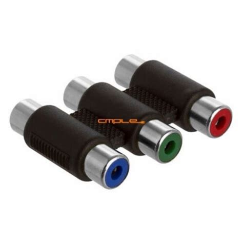 3 Rca Jacks To 3 Rca Jacks Coupler Red Green Blue 1 Unit Kroger