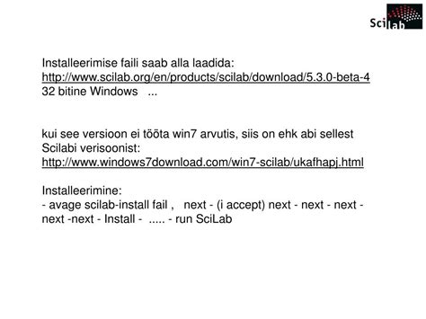 Ppt Scilab Powerpoint Presentation Free Download Id5192163