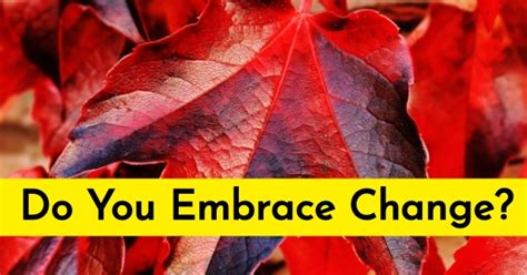 Do You Embrace Change QuizDoo
