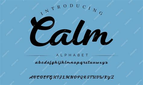 Premium Vector Hand Drawn Vector Alphabet Modern Monoline Signature Script Font Elegant