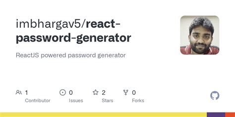 Github Imbhargav5react Password Generator Reactjs Powered Password
