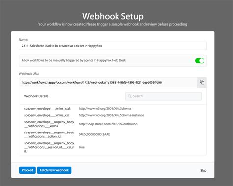 triggering a happyfox workflow from your salesforce account happyfox