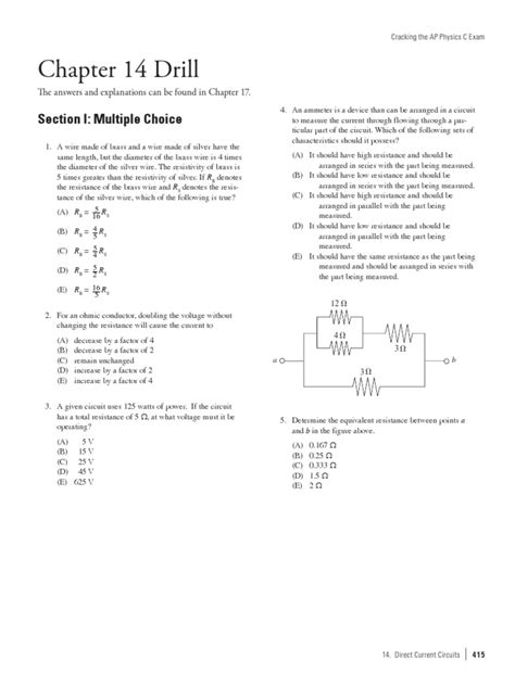 Direct Current Circuits Pdf