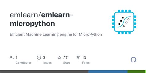 Github Emlearnemlearn Micropython Efficient Machine Learning Engine For Micropython