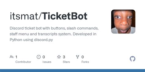 Github Itsmatticketbot Discord Ticket Bot With Buttons Slash Commands Select Menus Modals