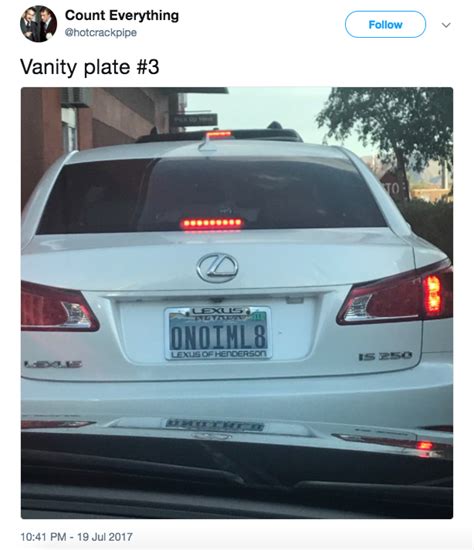 Crazy License Plates At Jonathan Stanton Blog