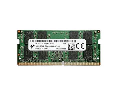 Micron 16gb 3200mhz Sodimm Ddr4 Memory Module At