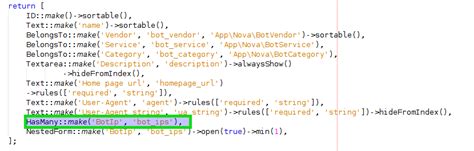 Hasmany Relation Not Saving · Issue 36 · Yassilahlaravel Nova Nested Form · Github