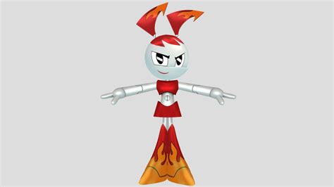 Nickelodeon All Star Brawl Jenny Costume D Model By Sajin Mickey Firey Fan From Cheryl