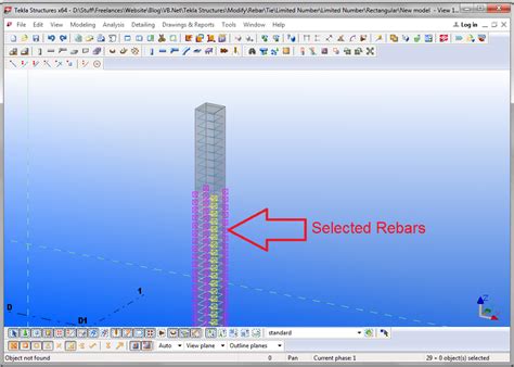 Tekla Structures Create Ties For Part Of Column Or Beam Vba And Vb Tekla Structures Create Ties For Part Of Column Or Beam Vba And Vb