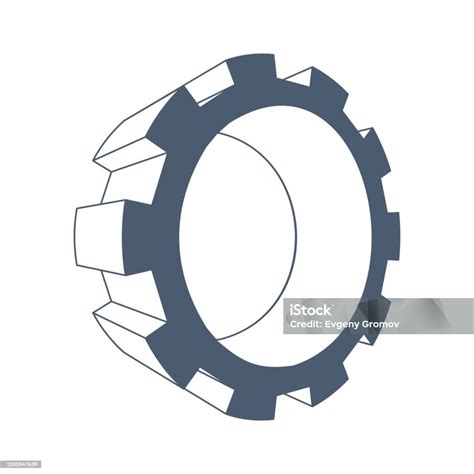 3d 톱니바퀴 개념에 대한 스톡 벡터 아트 및 기타 이미지 개념 건설 기계류 건설 산업 Istock