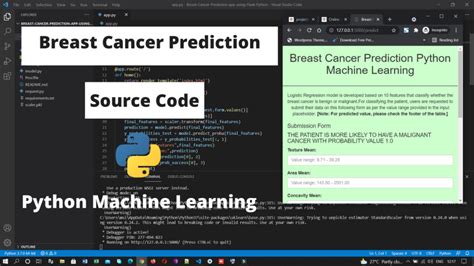 Breast Cancer Prediction Machine Learning Source Code Projectworlds Store