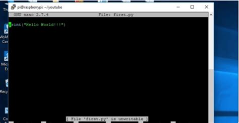 Raspberry Pi First Programming And Basic Commands