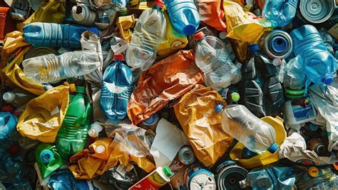 The Growing Issue Of Plastic Piles Stock Illustration Illustration Of