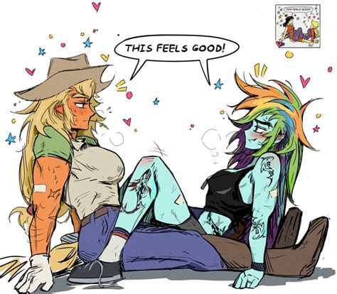 Rule 34 2girls Applejack Mlp Big Breasts Breasts Butch Clothed