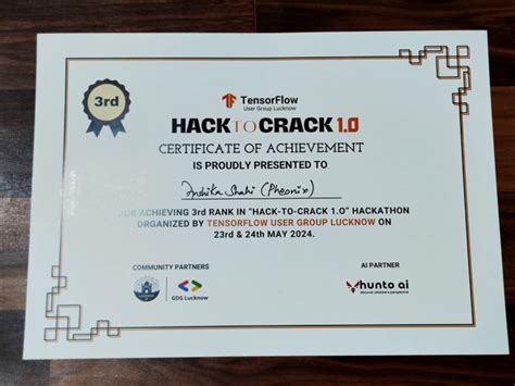 Anshika Shahi On Linkedin Hackathon Techinnovation Ai Tfug Lucknowai Gdglucknow Huntoai…