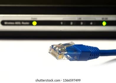 Modern Wifi Modem Router Adsl Lan Stock Photo 1366597499 Shutterstock