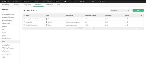 Network Testing Tools Network Performance Test Tools Manageengine Opmanager