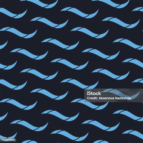 손으로 그린 파도와 벡터 원활한 배경 벡터 일러스트레이션 강에 대한 스톡 벡터 아트 및 기타 이미지 강 그리기 낙서 드로잉 Istock