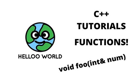 Functions And Pass By Value Pass By Reference C Tutorials Youtube