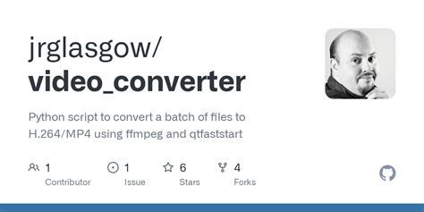 github jrglasgow video converter python script to convert a batch of