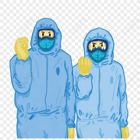 요소를 응원 일러스트 전염병 의료진 싸움보호고글 Png 일러스트 무료 다운로드 Lovepik