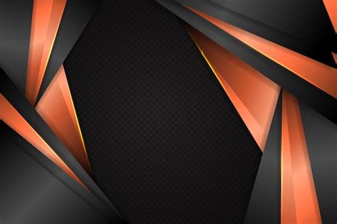 Premium Vector Abstract Background Triangle Shape With Black And