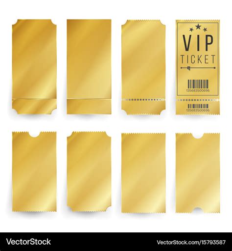 Blank Vip Pass Template