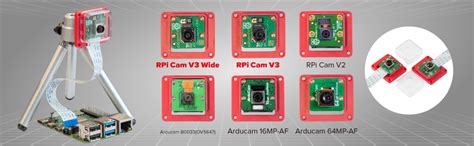 Amazon Arducam Hawkeye For Raspberry Pi Camera Module With Case MP Autofocus Camera With