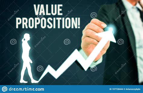 Word Writing Text Value Proposition Business Concept For Innovation Service Intended Make