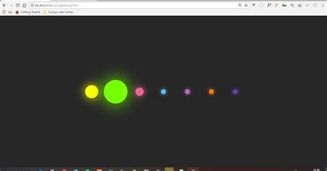 membuat animasi glowing dots dengan css dan html autodika